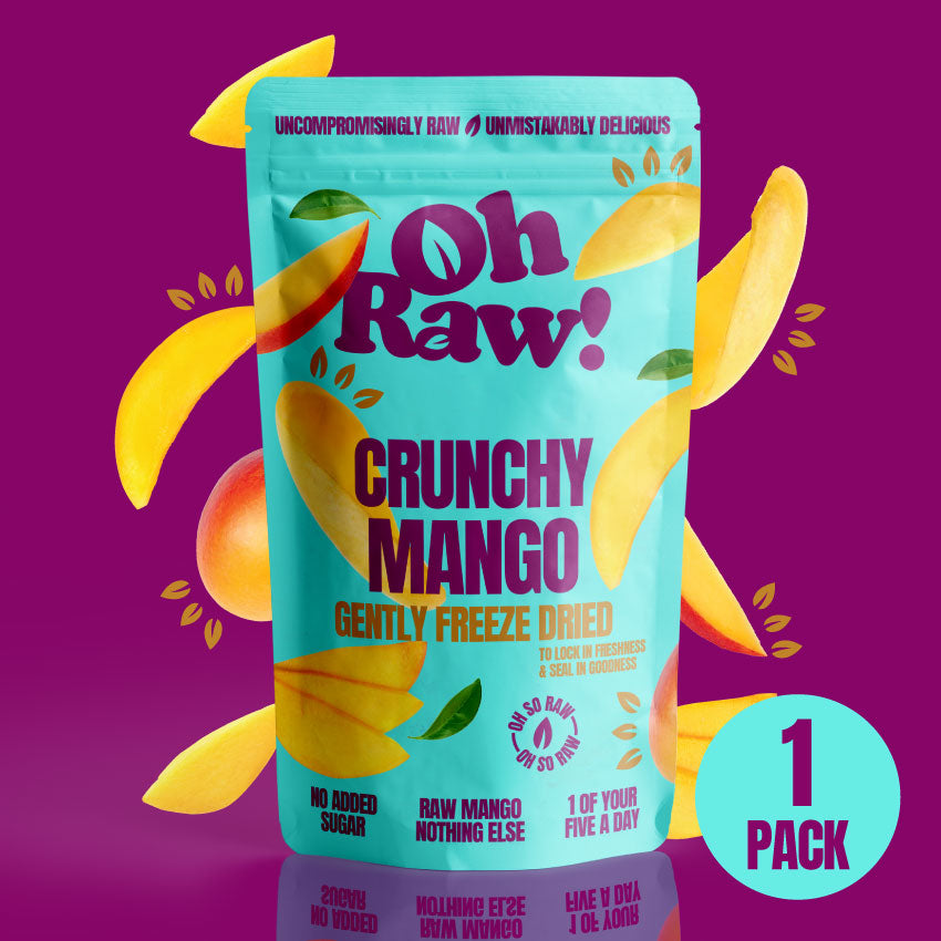 Mango – Crunchy & Freeze Dried – Oh Raw! Healthy Snacks